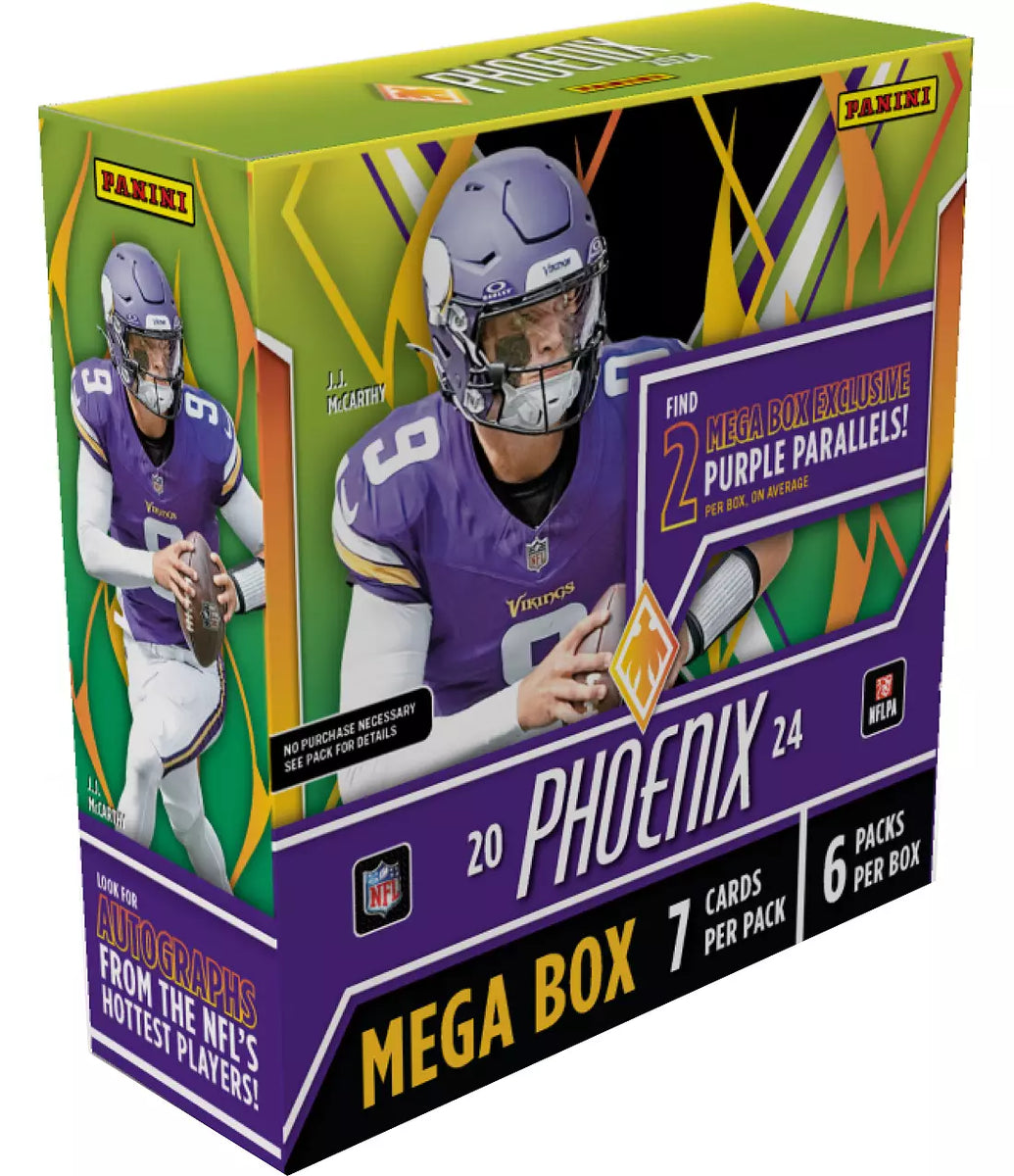 2024 Panini Phoenix Football NFL Mega Box – East Coast Card Collector Inc.